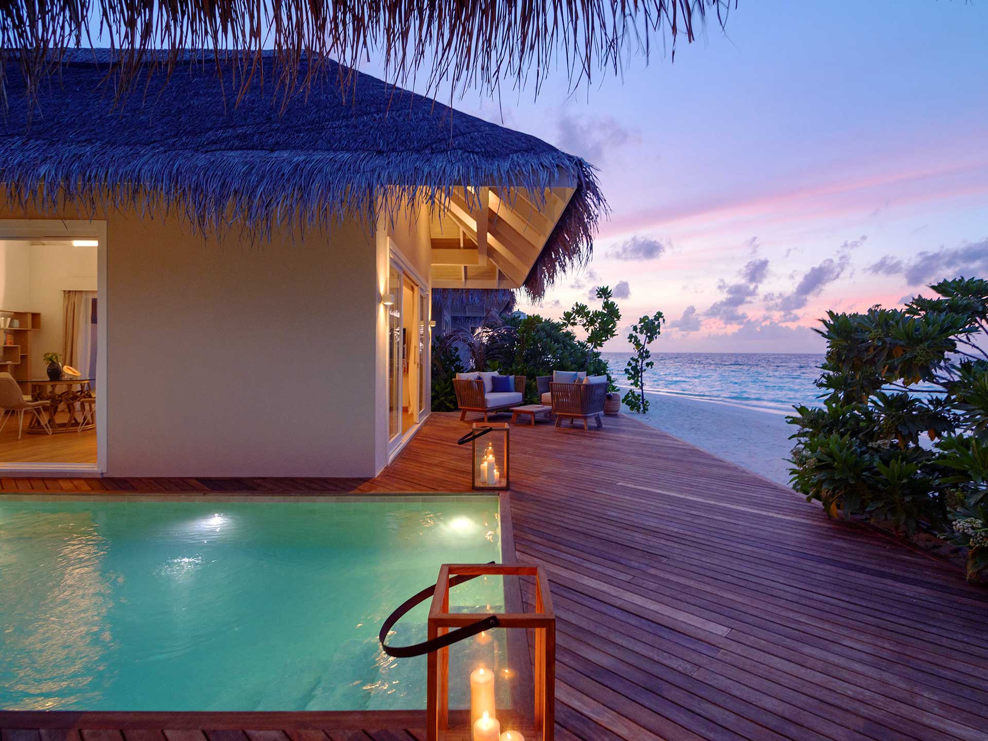 Deluxe Beach Suite with Pool | Baglioni Resort Maldives