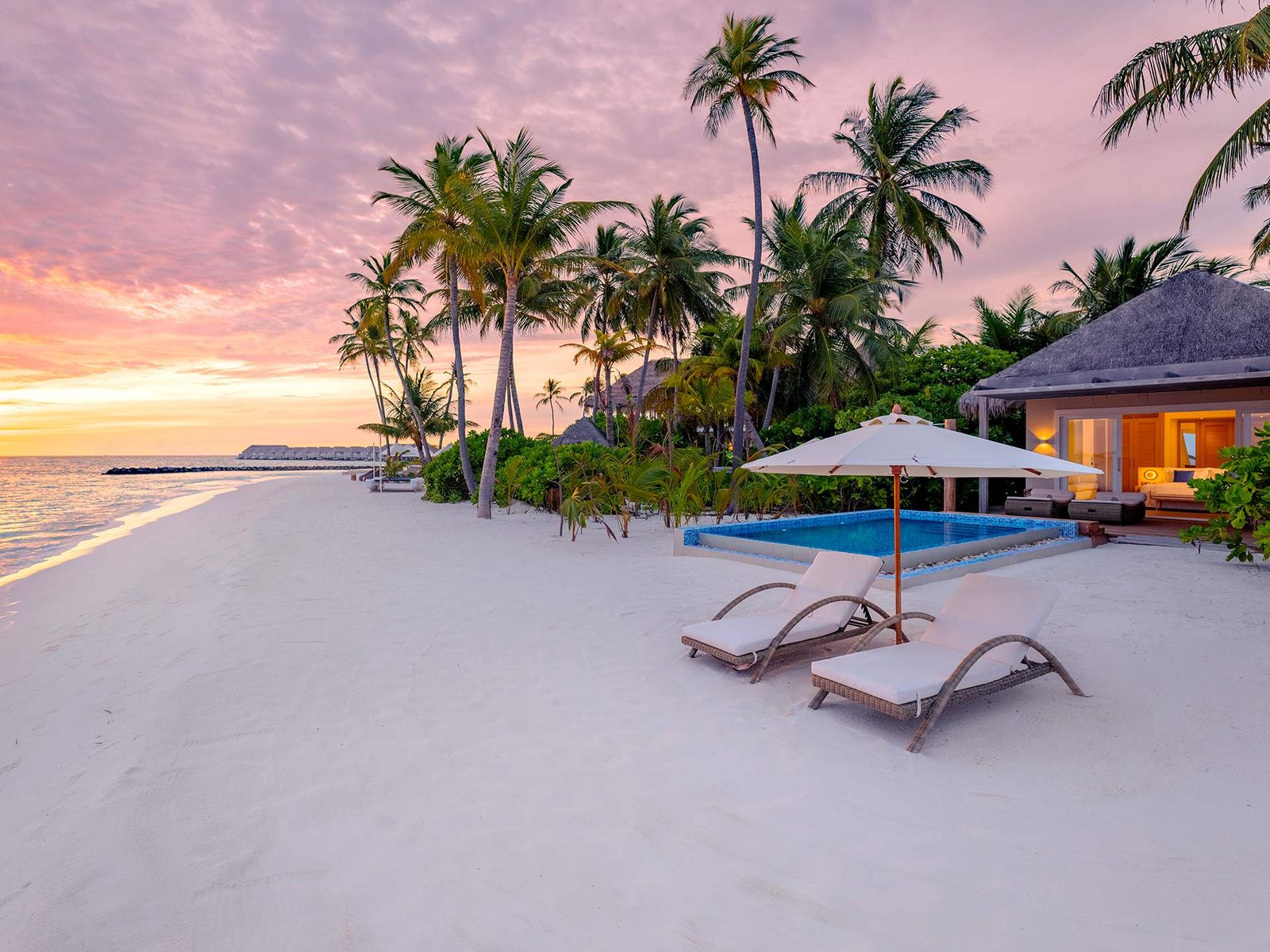 Sunset Beach Villa with Pool | Baglioni Resort Maldives